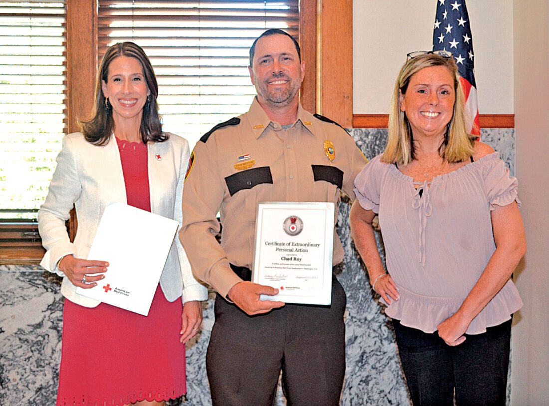 American Red Cross recognizes Park Ranger Roy with Lifesaving Awards ...
